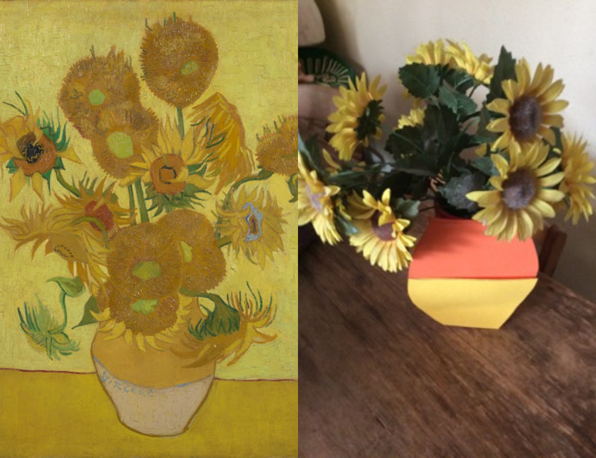 Creating art in lockdown! Rivers Academy pupils recreate iconic ...