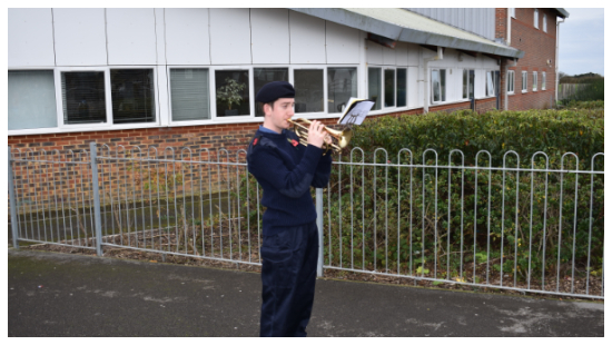 Students from Atlantic & Bovington pay their respects on Remembrance ...