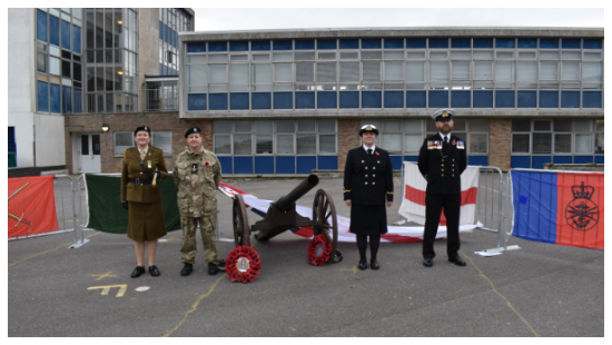 Students from Atlantic & Bovington pay their respects on Remembrance ...