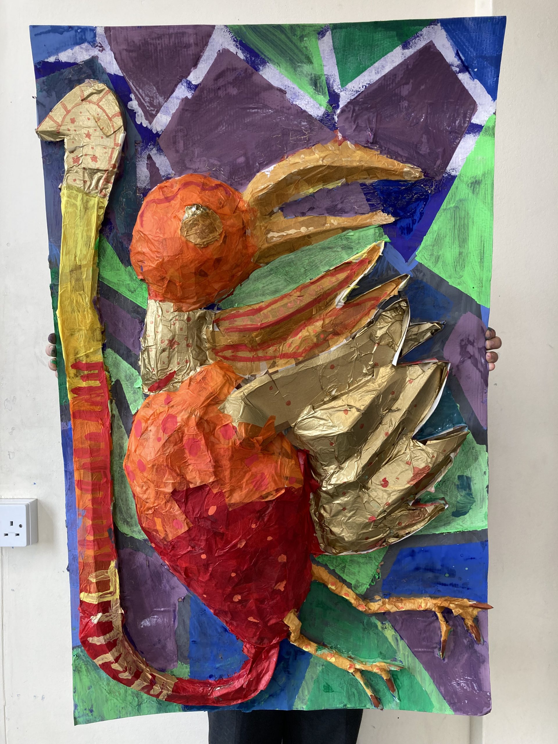 Bovington Academy's waste art workshop with Dorset's Darrell Wakelam ...