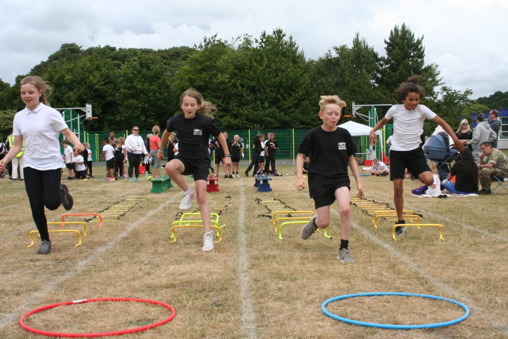 Fun at Bovington Academy's sports day as parents return for the first ...