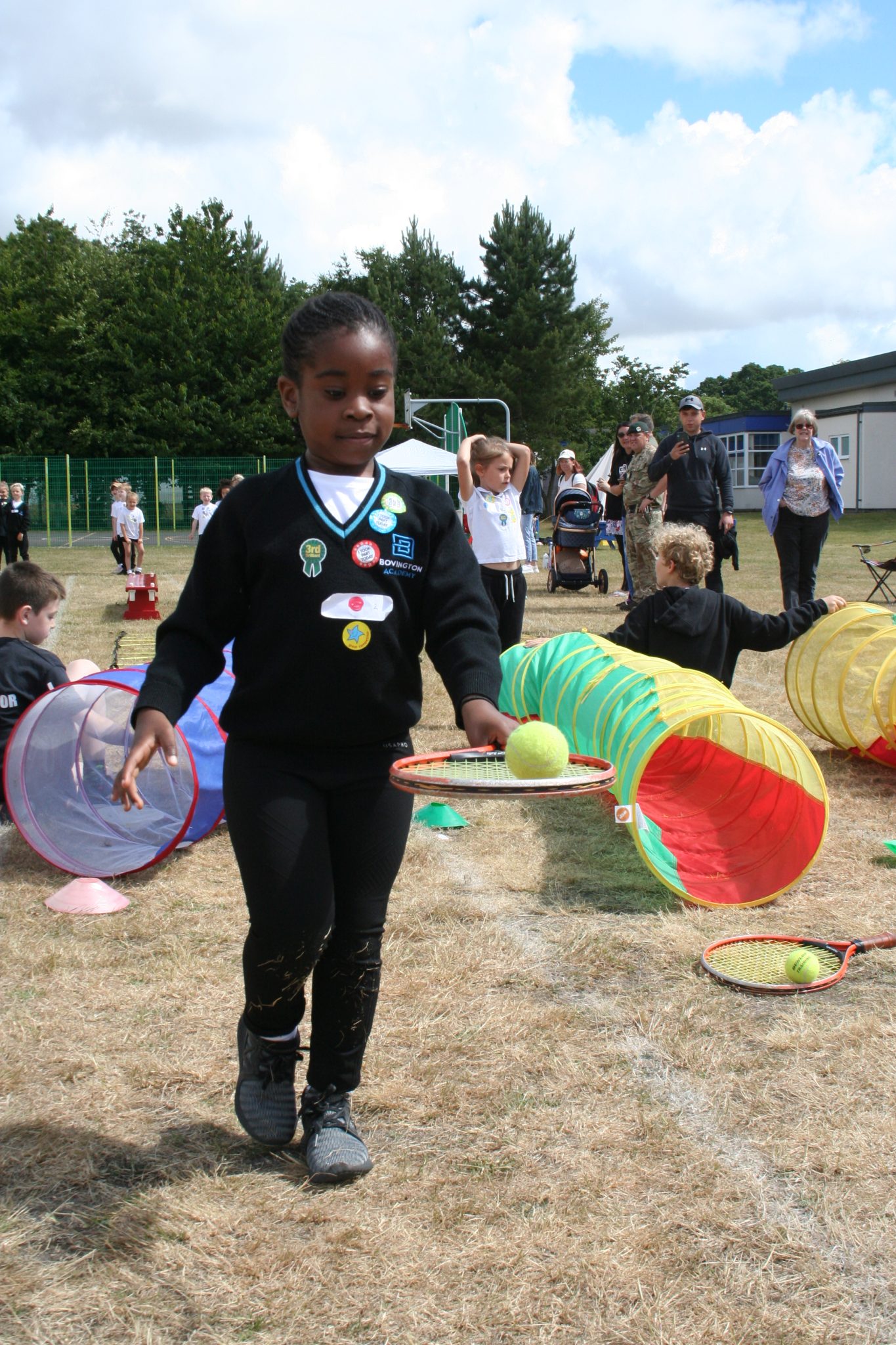 Fun at Bovington Academy's sports day as parents return for the first ...