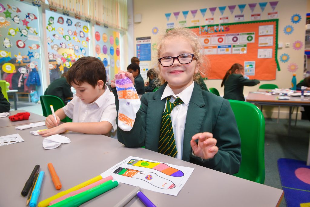 Students at Dashwood Academy wear odd socks for Anti-Bullying Week ...