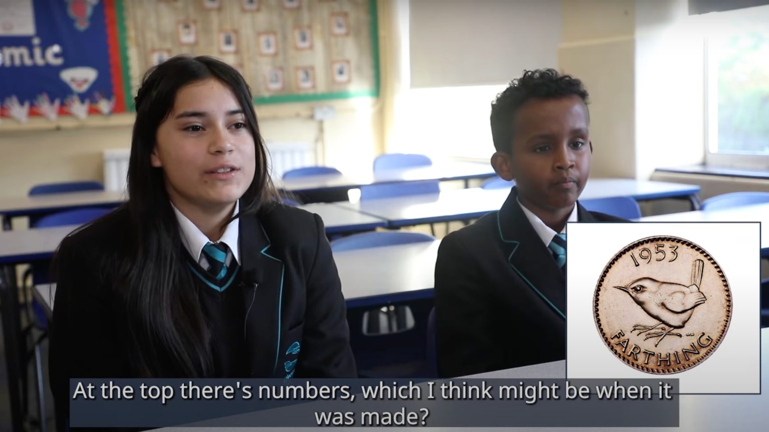 Pupils from Rivers Academy one of the first to investigate the new King ...